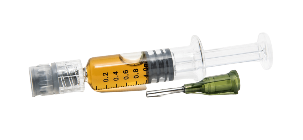 Delta-8 THC Distillate Syringe - Crystal Creek Organics