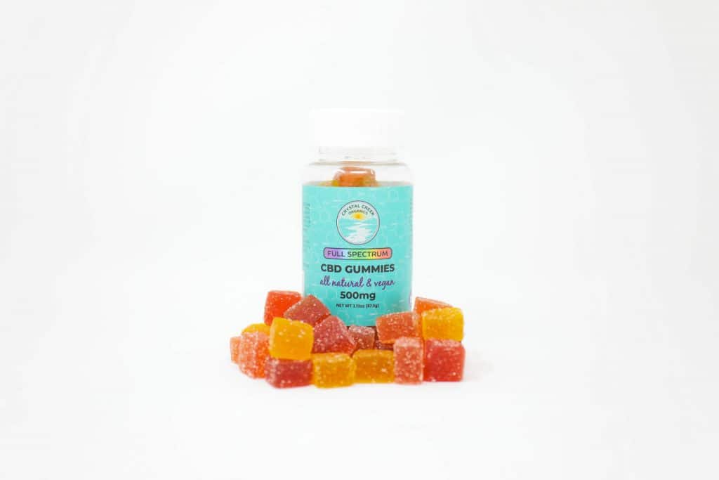 500mg Full Spectrum CBD Vegan Gummies - Crystal Creek Organics