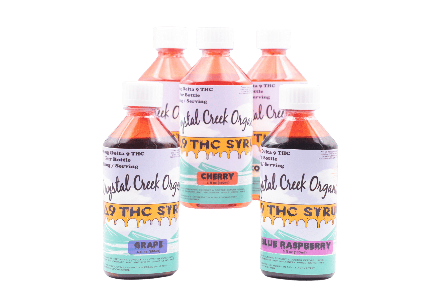 Delta-9 THC Syrup (Legal Lean) - Crystal Creek Organics